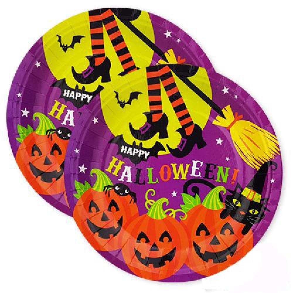 Halloween Cadılar Bayramı Tabak (8 Adet) Halloween Cadılar Bayramı Tabak (8 Adet)
